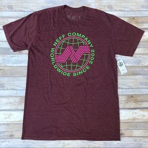 Neff | Shirts | Neff Company Worlwide Since 202 Mens Retro Tee | Poshmark